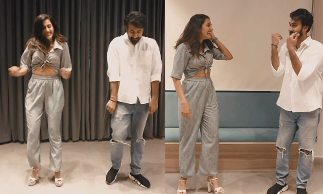 Video: Mega Daughter Shakes A Leg With Santosh Sobhan!