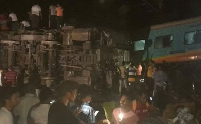 Odisha Coromandel Express Train Accident Photos