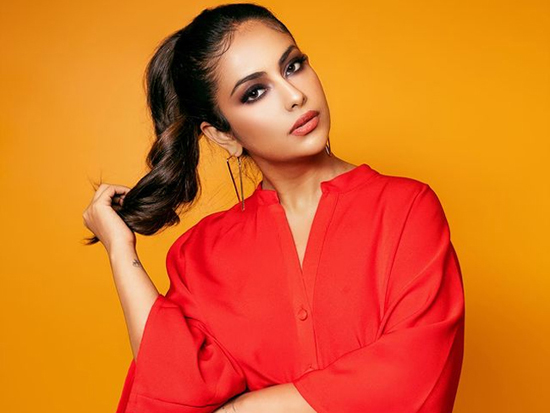 Fancy Poses Of Avika Gor In Orange Dress